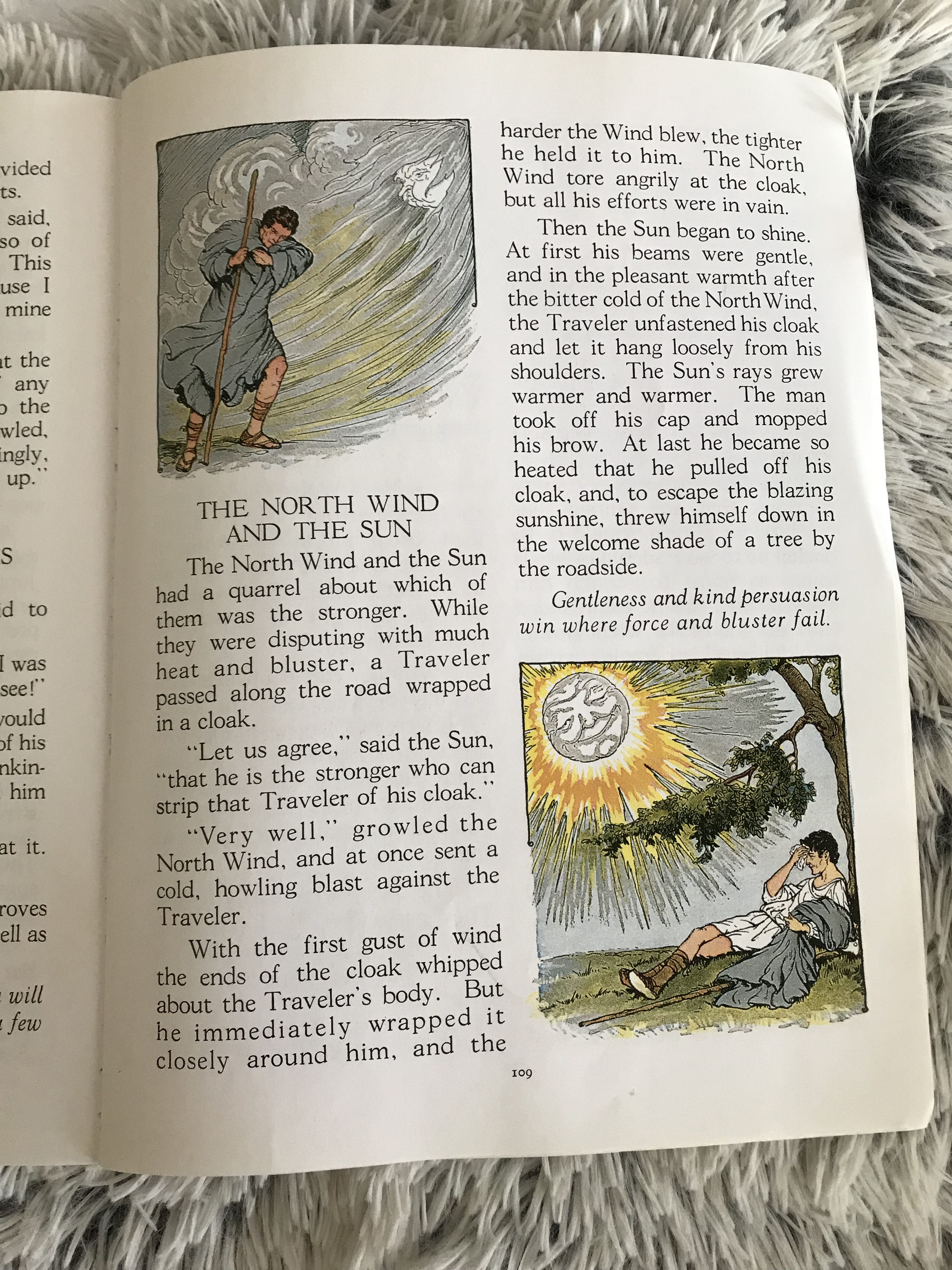 “THE NORTH WIND & THE SUN” – Chrysanthemum Stories